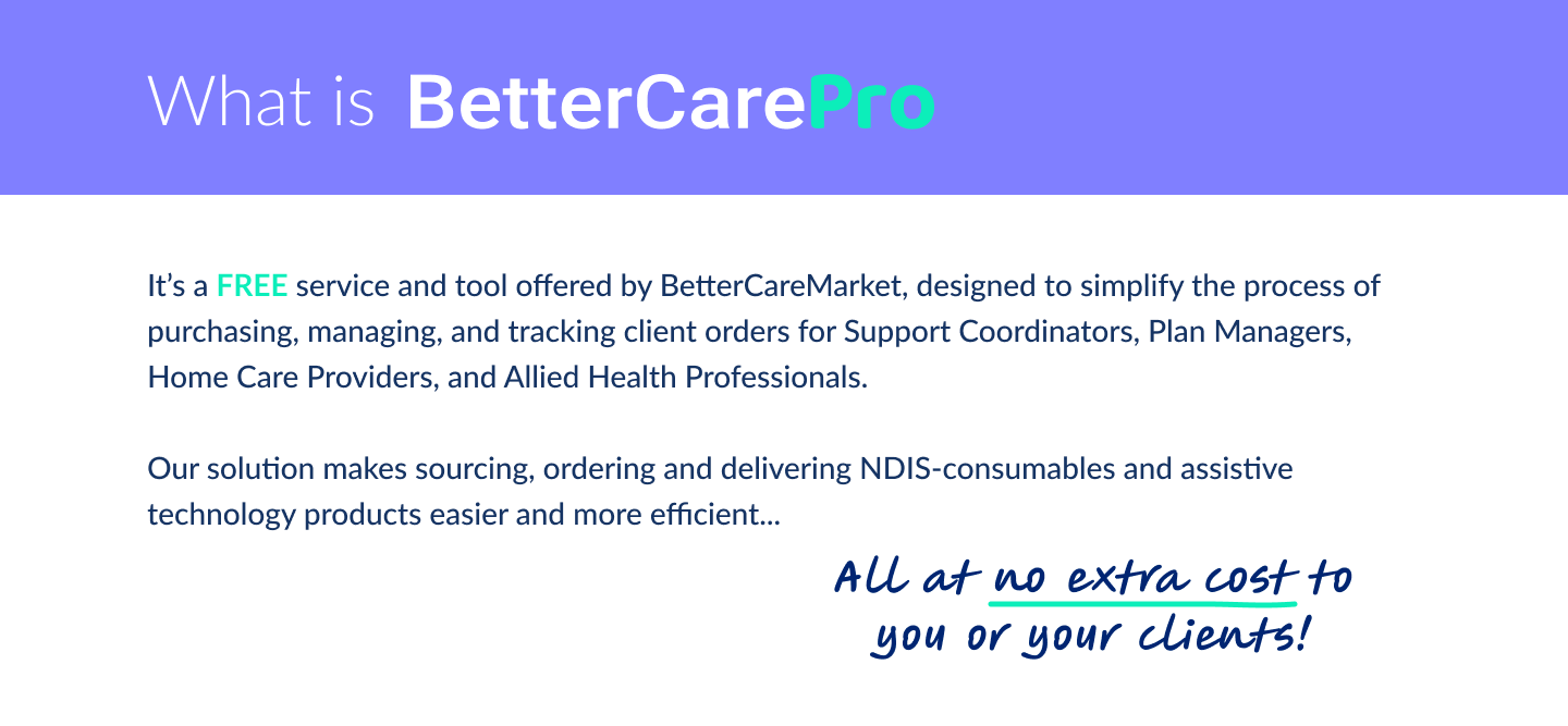 BetterCarePro: Manage All Orders in One Free App | Bettercaremarket