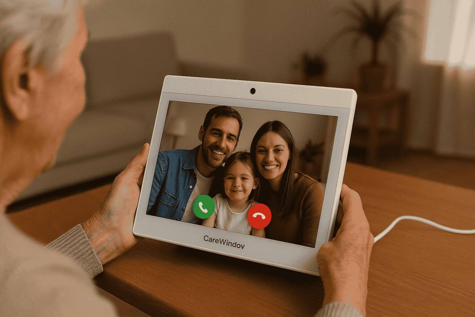 CareWindow Video Phone for Seniors – Easy Video Calling for Elderly and ...